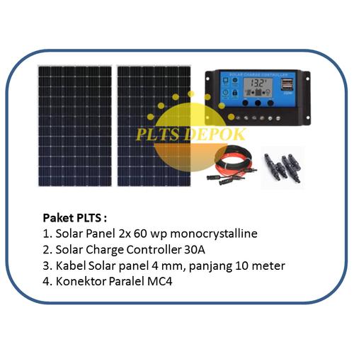 Jual paket solar panel 2x60wp plts - Kota Depok - plts depok | Tokopedia