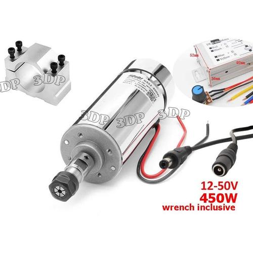 Jual High speed DC brushed spindle motor 400W 12000rpm KIT - Jakarta ...