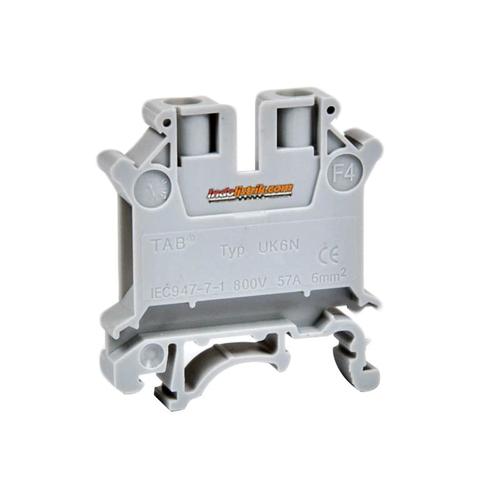 Jual Terminal Block / blok Kabel UK 6N Abu-abu TAB (model Weidmuller ...