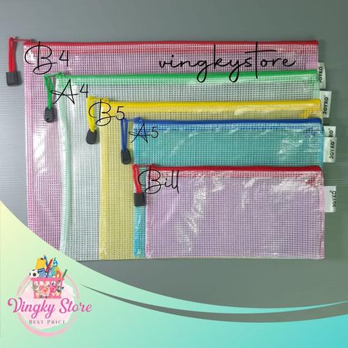 Jual Map Sleting / Zipper Map Joyko Dcb-33 - Biru, A4 - Jakarta Utara ...