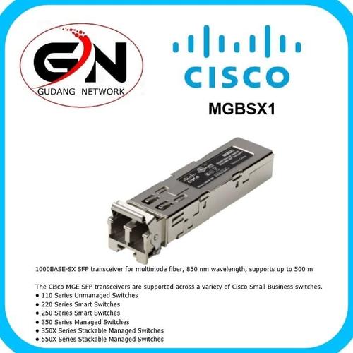 Jual Cisco MGBSX1 Gigabit Ethernet SX Mini GBIC SFP Transceiver ...