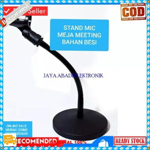 Jual ORIGINAL Stand Mic Meja full besi flexsible standing mimbar TIANG ...