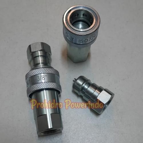 Jual Quick Coupler Hydraulic 2" inch / Coupler Hidrolik High Pressure ...