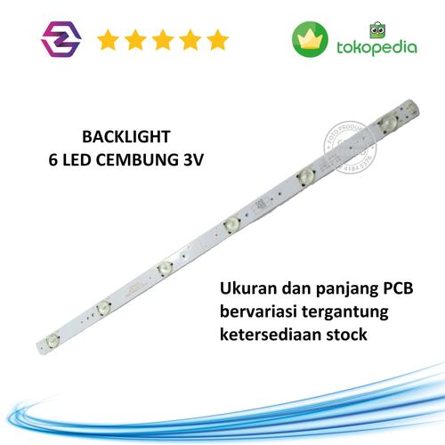 Jual Lampu led backlight tv 6 kancing cembung - Kab. Banyumas - GROSIR ...
