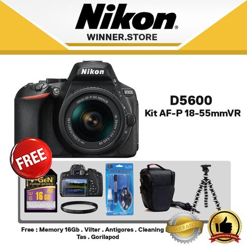 Jual KAMERA DSLR NIKON D5600 D 5600 KIT AF-P 18-55mm - Jakarta Pusat ...