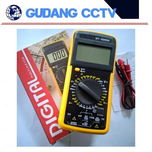 Jual Digital Multitester Avometer DT-9205A Multi Tester Layar Besar ...
