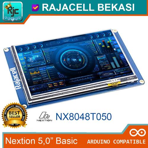 Jual Nextion LCD TFT HMI 5.0" 5 inch + Touchscreen 800x480pixel 16MB ...