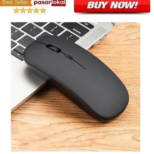 Jual Mouse Macbook Pro Macbook Air Mouse Wireless Rechargeable Black ...