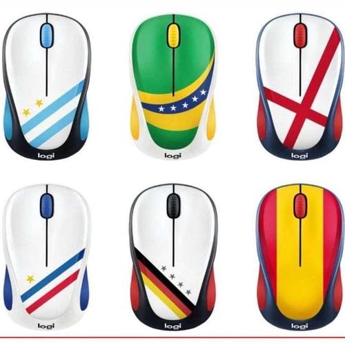 Jual Logitech Nation Flag Bendera Negara Collection Wireless Mouse ...