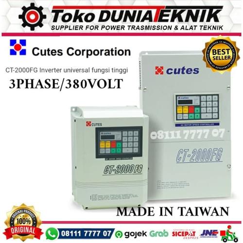 Jual CT-2000-FG-4-5A5 (5,5KW/ 7,5HP) INVERTER CUTES MADE IN TAIWAN ...