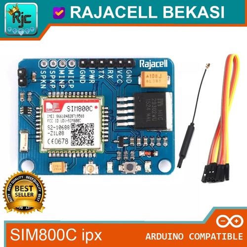 Jual SIM800C IPX Module GSM GPRS Bluetooth pengganti SIM900A for ...