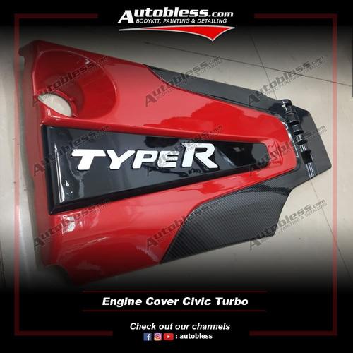Jual Cover Engine Carbon Civic Turbo Civic Turbo Cover Mesin Honda ...
