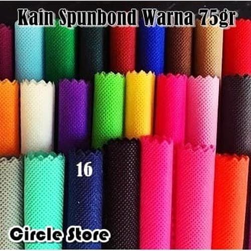 Jual Kain Spunbond Hitam Putih / Bahan Tas Spunbond / Kain Furing 75gr ...