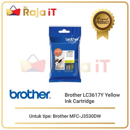 Jual BROTHER Cartridge LC 3617 Y Yellow Original LC3617Y Tinta LC 3617Y ...