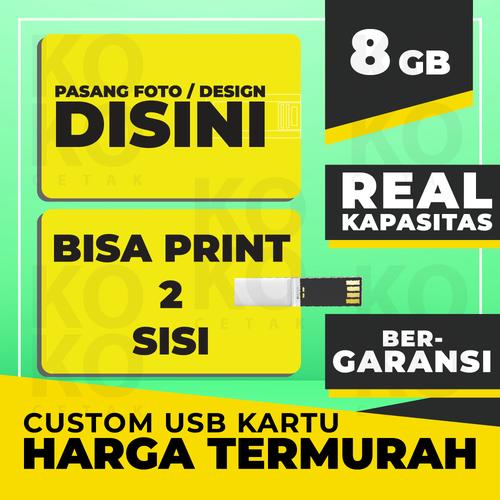 Jual REAL KAPASITAS Flashdisk Kartu 8 GB Custom - Flashdisk ID Card ...