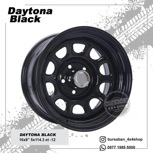 Jual Velg Besi Daytona Black R16 5x114.3 Cherooke Jeep Wrangler YJ ...
