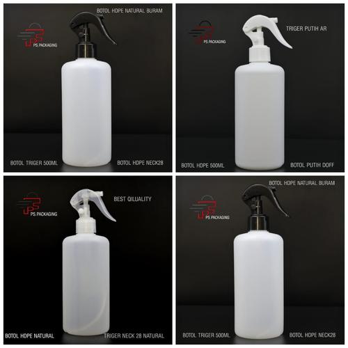 Jual botol trigger 500ml botol kispray 500 ml - Putih - Kab. Bogor - putra sukapura packaging ...