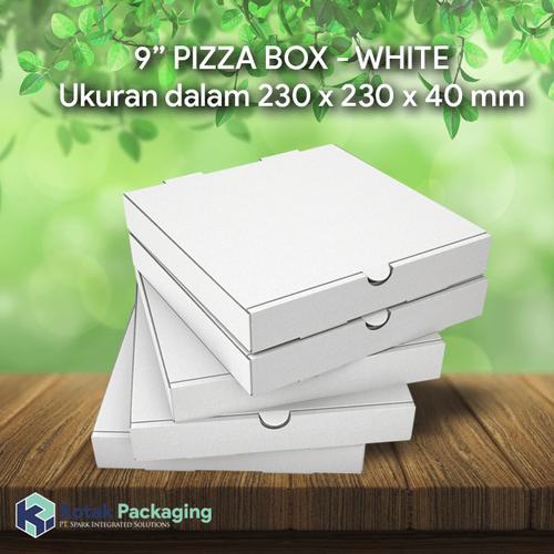 Jual Kotak Pizza Putih - 23 x 23 x 4 cm Kaos Kardus Box - Jakarta Barat ...
