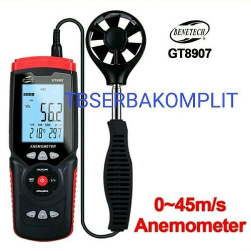Jual Benetech GT8907 Telescopic Anemometer Datalogger Data Logger GT ...