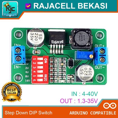 Jual LM2596 Adjustable Step Down Module with Switch 0.5v 1v 2v 4v 8v ...