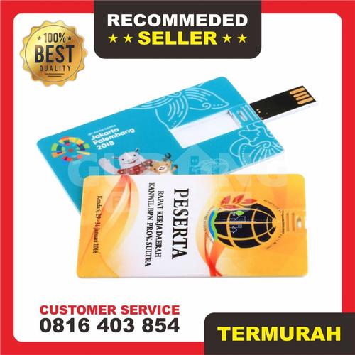 Jual Biaya Cetak / Print Flashdisk Kartu Custom Full Color 2 Sisi ...