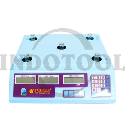 Promo TIMBANGAN DIGITAL / ELECTRONIC SCALE DIGITAL NEW BLUE 30KG TORA ...