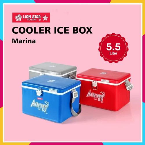 Jual LION STAR Marina Cooler Box Ice 6S Kotak Tempat Es 5.5 Lt - Merah ...