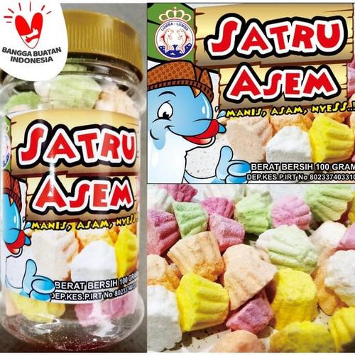 Jual Permen Satru Asem /Sitrun /Koya /Manisan Jadul Tradisional Khas ...