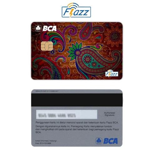 Jual Batik Wood Kartu E-Money E-Toll Flazz BCA Gen 2 NFC Custom Card ...