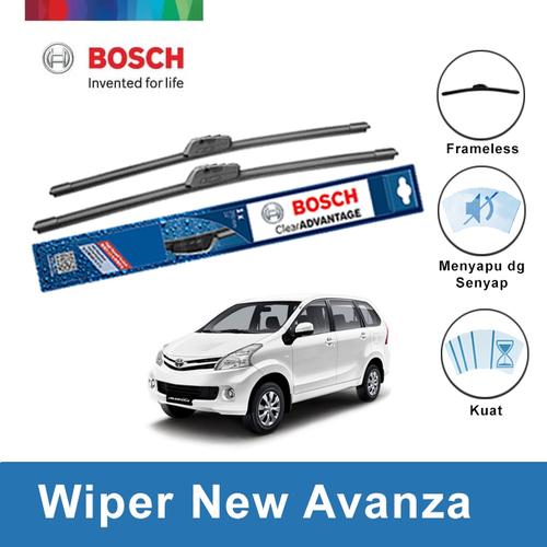 Promo Bosch Sepasang Wiper Mobil New Toyota Avanza Frameless Clear 21 ...