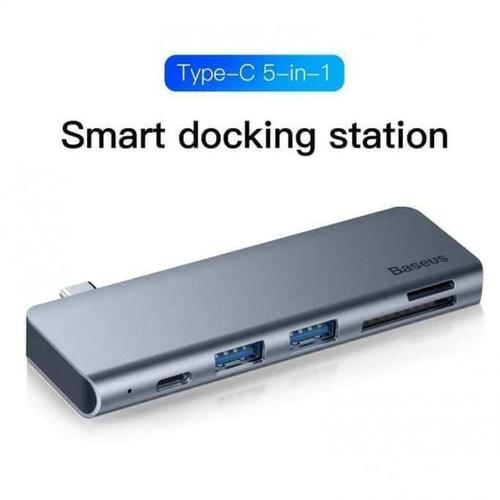 Jual CONVERTER USB C TO CARD READER HUB 3.0 TF MICRO SD 5 IN 1 NEW ...