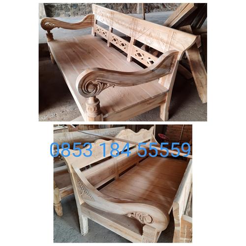 Jual Kursi Teras Cafe Jati Bangku Panjang Jawa Daybed Risban Antik ...