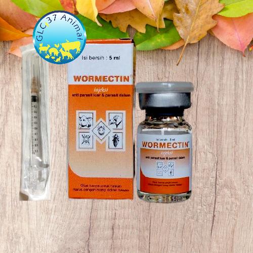 Jual WORMECTIN 5 ML obat kutu,scabies,cacing untuk sapi,babi,anjing ...