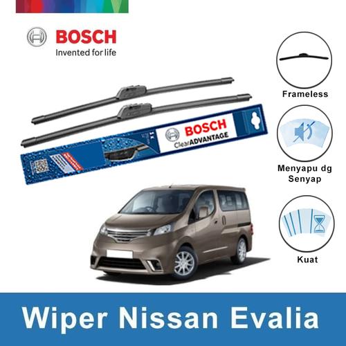 Promo Bosch Sepasang Wiper Kaca Mobil Nissan Evalia Frameless 24 16