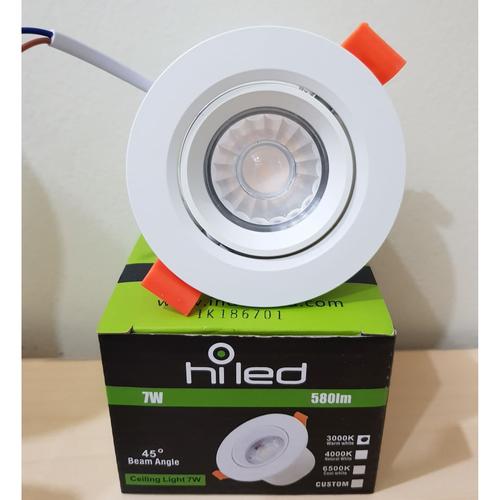 Jual Lampu SpotLight Plafon Downlight LED COB HILED 7W 7 WATT Inbow ...