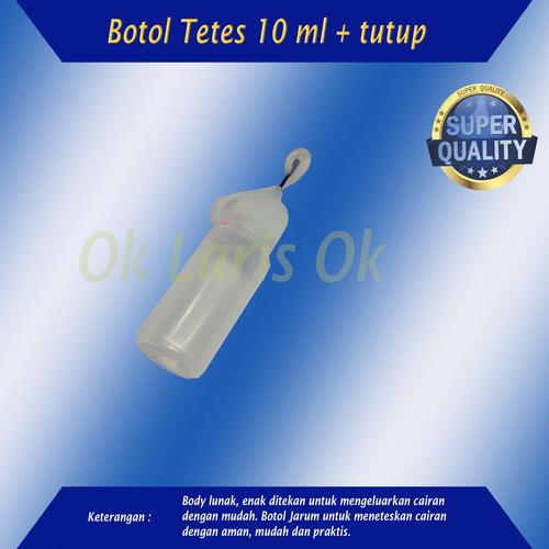 Jual Botol Tetes 10ml & Tutup Needle Dropper Bottle RDA RBA 10 ml ...