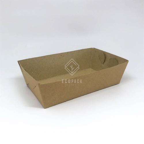 Jual TRAY POLOSAN - KRAFT LUNCH BOX PAPER TRAY - PIRING KERTAS GROSIR ...