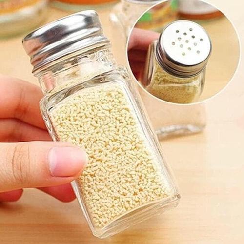 Jual New Produk Botol Bumbu Kaca Dengan Tutup Lubang Tabur Tempat Bumbu ...