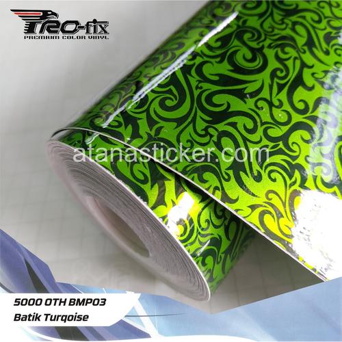 Jual Vinyl Color Motif Batik Hijau (Green) Scotlite Sticker - Kota ...