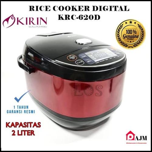 Jual Kirin Digital Rice Cooker KRC-620D 2 Liter / Rice Cooker Digital ...