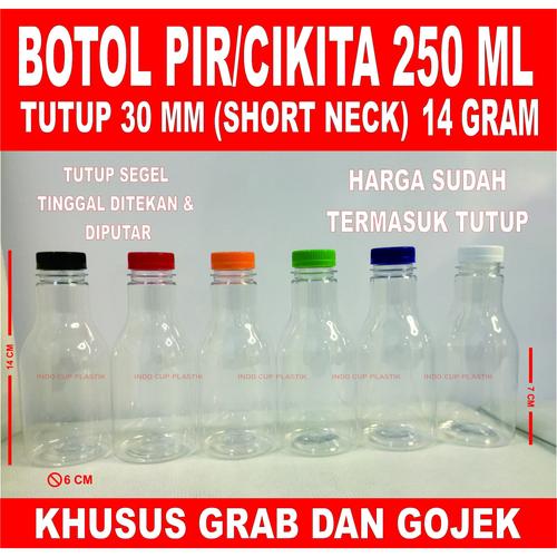 Jual Botol Pir 250 ml / Botol Plastik 250 ml/ Botol Cikita 250 ml (15gr ...