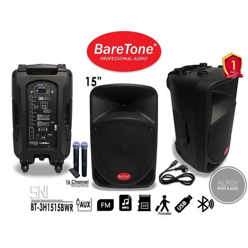Jual Speaker Portable Baretone 15" BT-3H1515BWR - Kota Yogyakarta ...