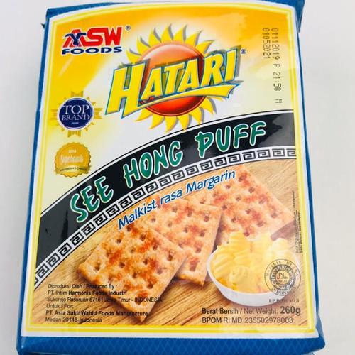Jual HATARI SEE HONG PUFF MALKIST RASA MARGARIN 260g - 245g - Jakarta ...