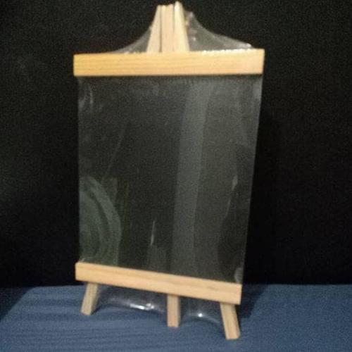Jual Promo! Papan Tulis Kapur Mini Stand Tripod Kayu Daftar Menu Cafe ...