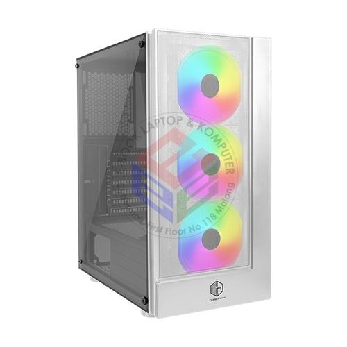 Jual CUBE GAMING LICH WHITE VERSION - ATX - TEMPERED / Casing PC - Kota ...