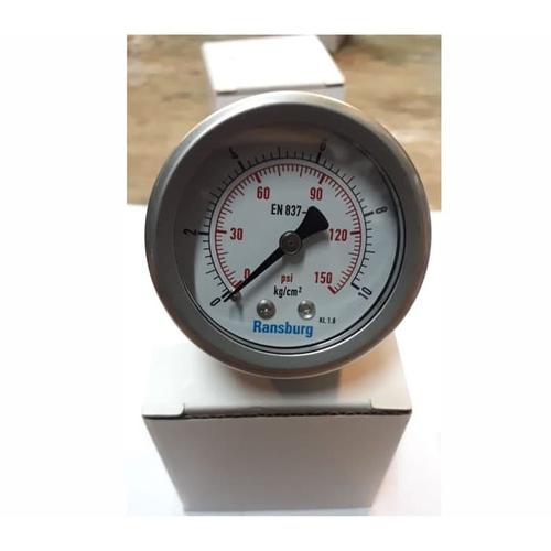 Jual Pressure Gauge RWS 110B Ransburg 2 inch Liquid Manometer Stainless - Jakarta Barat - PT ...