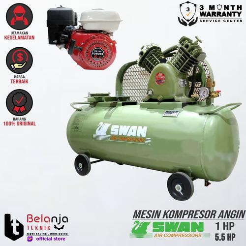 Promo Swan Mesin Air Compressor 1HP dan Engine Penggerak Ex-China 5.5 ...