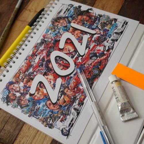 Jual kalender 2021 watercolor painting - Watercolor Art - Jakarta Pusat ...