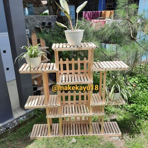 Jual Rak tanaman kayu/new designt - Kab. Tangerang - Makekayu | Tokopedia