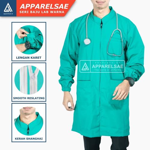 Jual JAS LABORATORIUM KATUN LEMBUT & TEBAL BAJU DOKTER WARNA TOSCA - XXL - Kota Yogyakarta ...